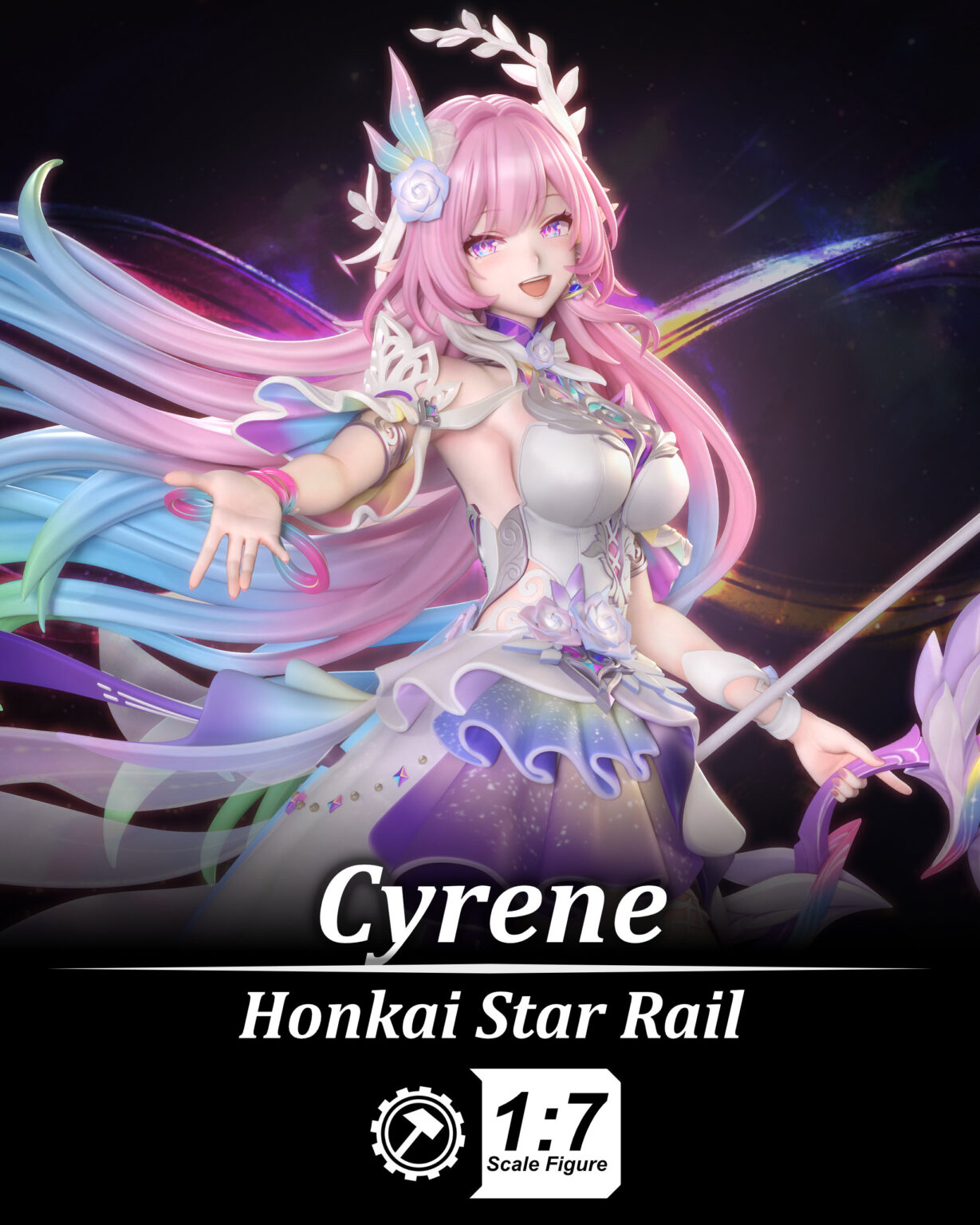 Cyrene | 12K 3D Printed Figure | -Fan Art- – Cynderforge Studio